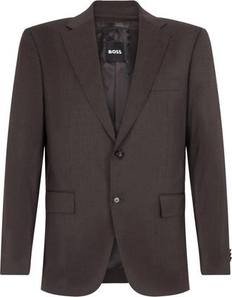 HUGO BOSS Sakko mit Einreiher - - Suits - Herren - Braun - M