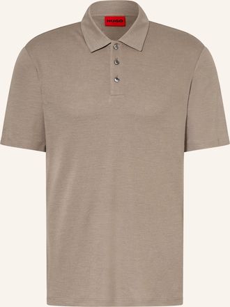 HUGO BOSS Hugo Jersey-Poloshirt Dulinen Slim Fit Mit Leinen braun