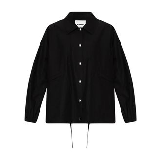 Jil Sander Baumwolljacke - - Jackets - Damen - Schwarzk - M