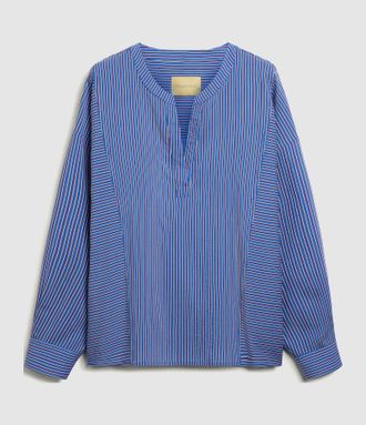 Momoni Blouse Prickly Azzurro Senape Rosso