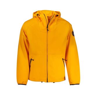 Napapijri Orangefarbene Polyesterjacke - - Jackets - Herren - Orange - S
