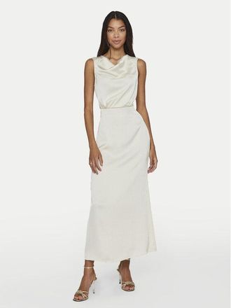 Vila Coctailkleid Ravenna 14094685 Beige Regular Fit