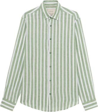 Gianni Lupo Homme, Chemises, Vert, Taille: S Gl7781S Chemise &agrave; Manches Longues