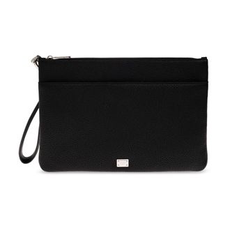Dolce & Gabbana Calfskin Necessaire - - Accessories - Herren - Schwarzk - ONE SIZE