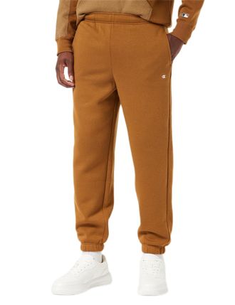 Champion Legacy Authentic Pants-C-Logo Powerblend Fleece Elastic Cuff Trainingshose f&uuml;r Herren, Marrone Chiaro, XL