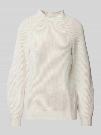 Tom Tailor Loose Fit Strickpullover mit gestreiftem Ripp-Muster