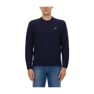 Lacoste Rundhals-Strickware - - Knitwear - Herren - Blau - L