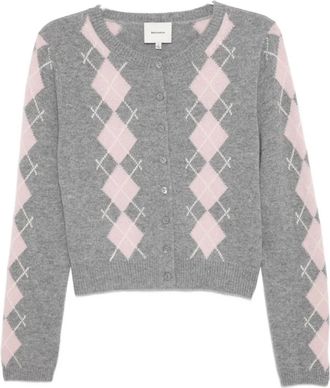 Reformation cardigan CLARA en cachemire - Gris