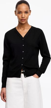 Arket Strickjacke Aus Merinowolle -Schwarz