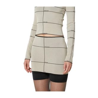 VETEMENTS Mannequin Strick Minirock - - Skirts - Damen - Beige - M