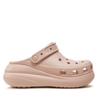 Crocs Pantoletten Crocs Classic Crush Clog 207521 Rosa