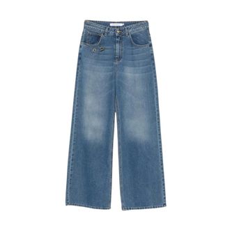 Simona Corsellini Damen, Jeans, Blau, SGr&ouml;&szlig;e