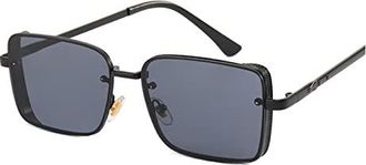 Generic Lunettes de soleil rétro à monture en métal pour hommes et femmes (couleur : C, taille : moyen) 2026