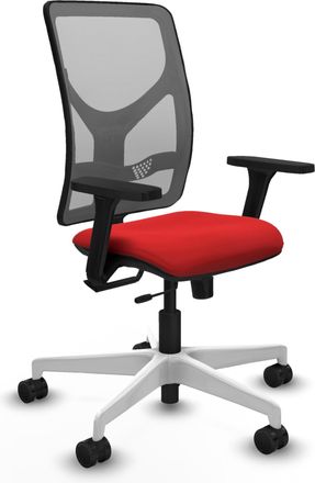 Piqueras y Crespo B&uuml;rostuhl mit 3D-Armlehnen, h&ouml;henverstellbare Lendenwirbelst&uuml;tze, ausgestattet mit Syncro/Traslack und Schneideschaum, mit Rollen von 65 mm, Nylon, Gr