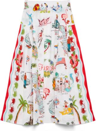 Roy Rogers Femme, Jupes, Multicolore, Taille: 38 FR Gonna fantasia