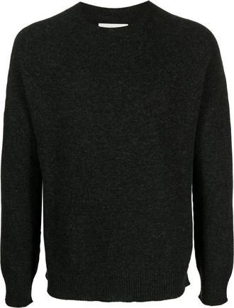 Jil Sander Rundhalspullover - Grau