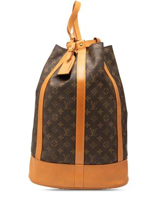 Louis Vuitton sac &agrave; dos monogramm&eacute; Randonnee GM (1992) - Marron