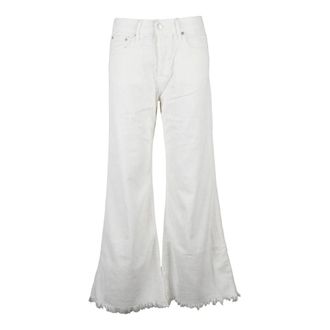 Cycle Luna Hose - - Trousers - Damen - Wei&szlig; - W28