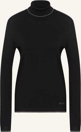 Liu Jo Liu Jo Rollkragenpullover Mit Glitzergarn schwarz