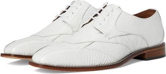 Stacy Adams Homme Tristano Bike Toe Lace Up Tissu Oxford, Blanc Opulenter Garten, 44 EU
