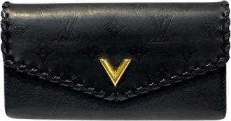 Louis Vuitton Portefeuille long Monogram Pre-owned (bi-pli) - Femme - Pre-owned - Noir - Taille: ONE Size