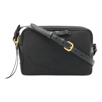Prada Sac bandouli&egrave;re en toile Pre-owned - Femme - Pre-owned - Noir - Taille: ONE Size