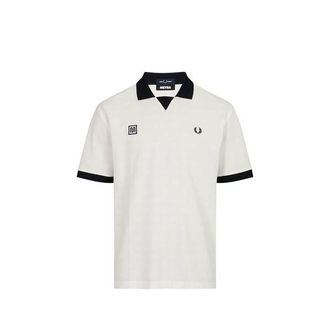 Fred Perry Polo &agrave; logo imprim&eacute; en piqu&eacute; de coton