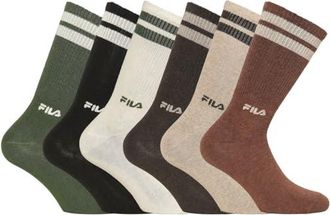 Fila Chaussette Homme Sport - Lot de 6 - Chaussettes Hautes Homme, Tennis 39/42