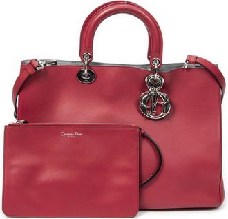 Dior Crossbody Bags - Large Soft Lady Dior Tote - Gr. unisize - in Rot - f&uuml;r Damen
