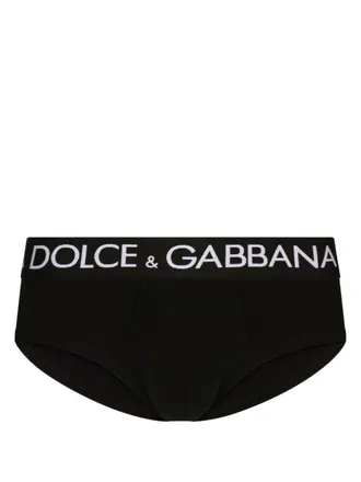 Dolce & Gabbana lot de deux boxers à logo imprimé - Noir