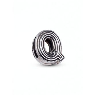 Pandora Femme, Accessoires, Gris, Taille: ONE Size Charme &agrave; clip Lettre Q Pandora