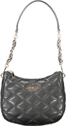 Guess Schwarze Polyethylen-Handtasche