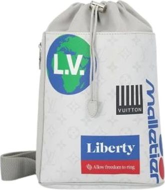 Louis Vuitton Pre-owned Sac bandouli&egrave;re Monogram - Homme - Pre-owned - Blanc - Taille: ONE Size