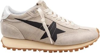 Golden Goose Low-Top Sneaker - Running Marathon In Fabric And Suede Color Beige A - Gr. 36 (EU) - in Beige - f&uuml;r Damen