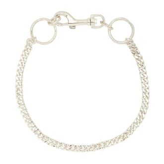 Kwaidan Editions Sterlingsilber Halskette mit Curb Kette - - Accessories - Damen - Grau - ONE SIZE
