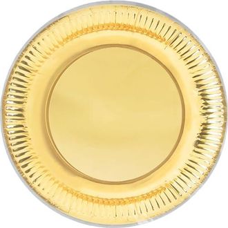 Algon Robuste 6/U-Schale aus Pappe für Lebensmittel, ideal für Suppen, Salate, Desserts und Mahlzeiten zum Mitnehmen, Gold