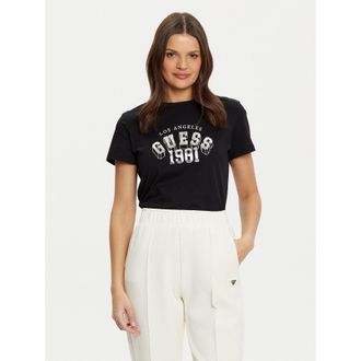 Guess T-Shirt V5RI06 I3Z14 Schwarz Regular Fit