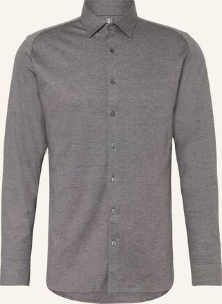 DeSoto Desoto Jerseyhemd Slim Fit grau