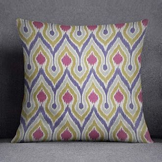 Bonamaison Le Jardin du Lin Kissenhüllen, Cotton, Mehrfarbig, 45x45