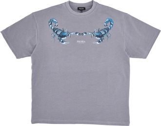 Phobia Archive Scorpion Print Tee - - Tops - Herren - Grau - XL