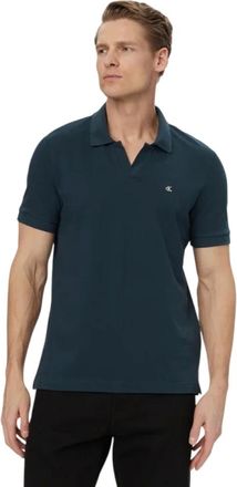 Calvin Klein Homme, Tops, Bleu, Taille: XS Polo Chemises