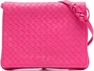 Bottega Veneta Hobo Bags - Nappa Intrecciato Flap Crossbody - Gr. unisize - in Gold - für Damen