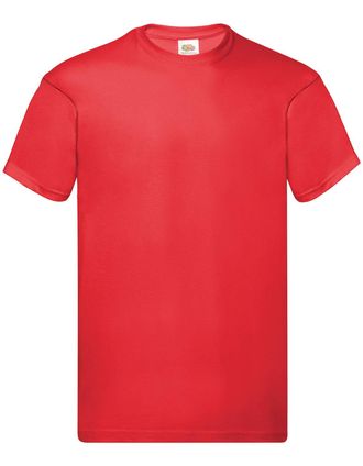 Fruit Of The Loom Herren T-Shirt Original T 61-082-0 Red 3XL