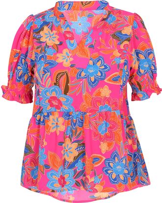 Usha Bluse Frauen mehrfarbige Rose