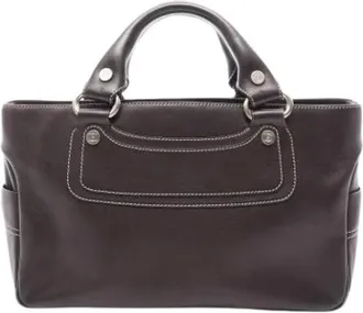 Celine Sac &agrave; main vintage doccasion - Femme - Pre-owned - Brun - Taille: ONE Size