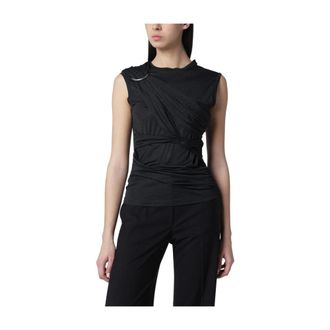 Durazzi Milano Femme, Tops, Gris, Taille: 36 FR D&eacute;bardeur drap&eacute;