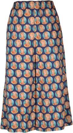 Comme Des Gar&ccedil;ons Femme, Pantalons, Multicolore, Taille: 38 FR Pinocchietto Largo Wide Pantalons