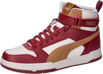 Puma Unisex Adults RBD Game Sneaker, Alpine Snow-Caramel Latte-Intense Red, 40.5 EU