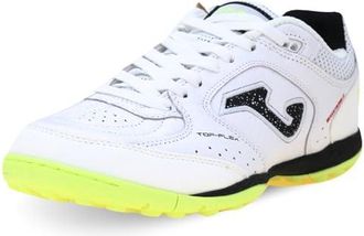 Joma Chaussures de Football Top Flex 25 Turf Code TOPS2502TF Blanc, Blanc Noir Jaune, 41 EU