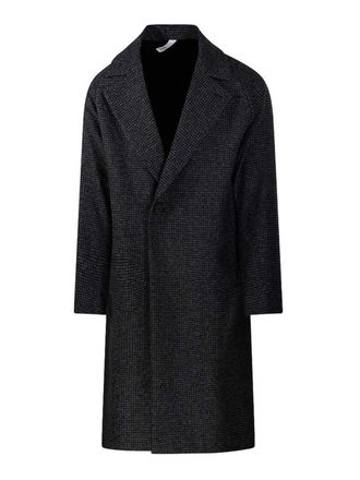 Hev&ograve; Manteau Long - Noir